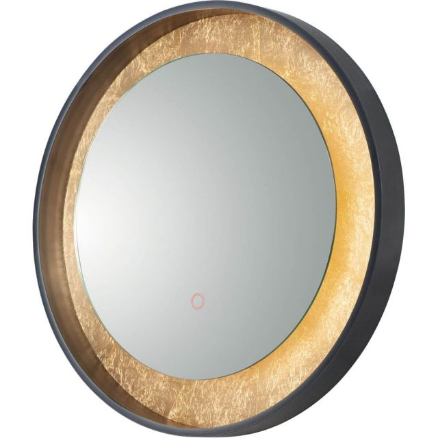 ET2 lighting E42040-GLBK Floating 32 X 32 inch Square LED Mirror in ...