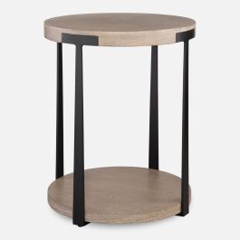Uttermost 50003 19 x 24 inch Palisade Natural Round Side Table