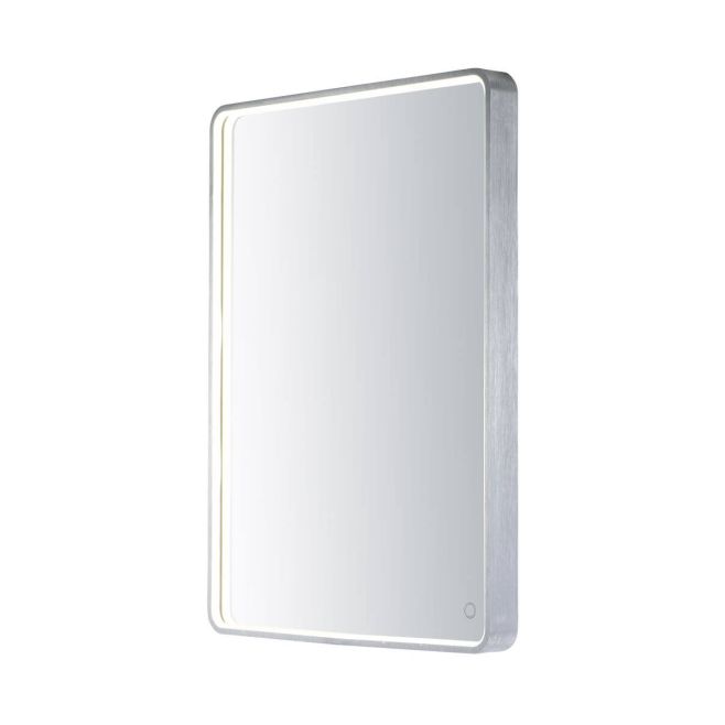 ET2 lighting E42014-90AL 24 x 32 inch Rectangular LED Mirror in Brushed ...