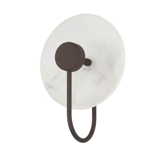 Hunter 13266 Amara Crest 11 inch Tall LED Wall Light in Matte Black ...