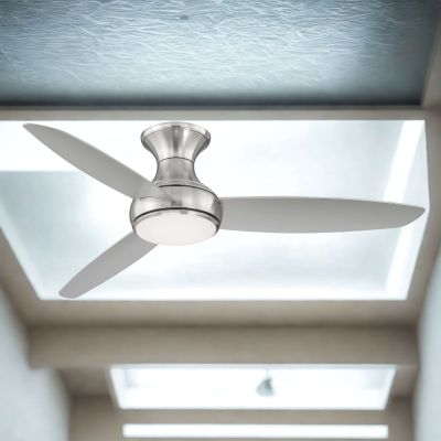 Minka Aire F467L-BNW Concept III 54 inch 3 Blade Smart Outdoor LED ...